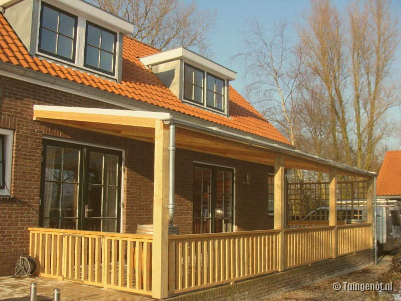 lariks-douglas/houten veranda